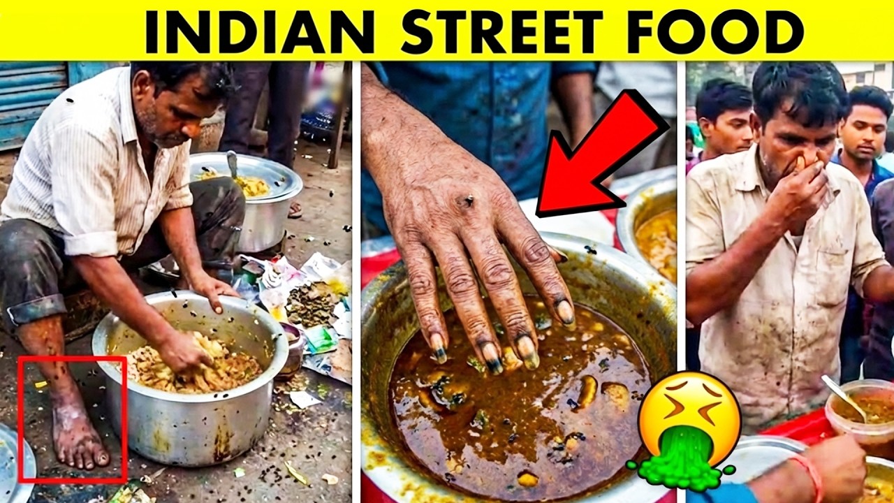 15 Most Unhygienic Street Foods In India - YouTube