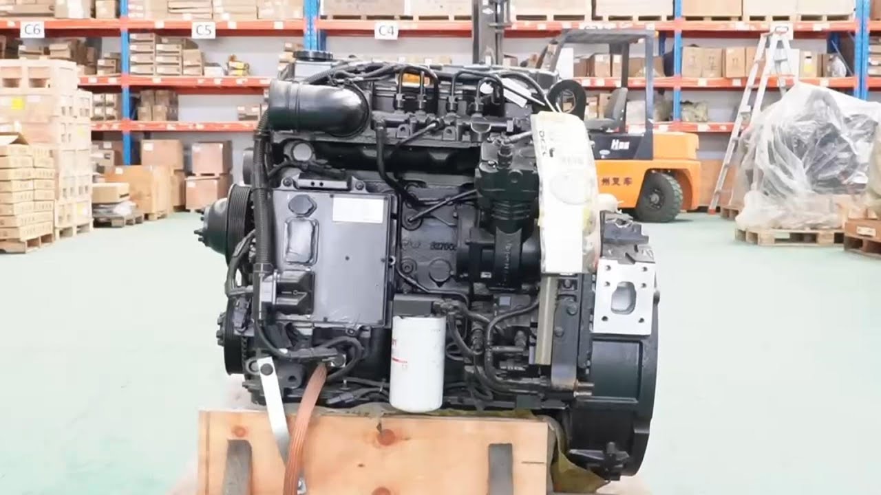 ISDe160 30 Engine cummins ISB4.5 Engine 118KW@2500RPM - YouTube
