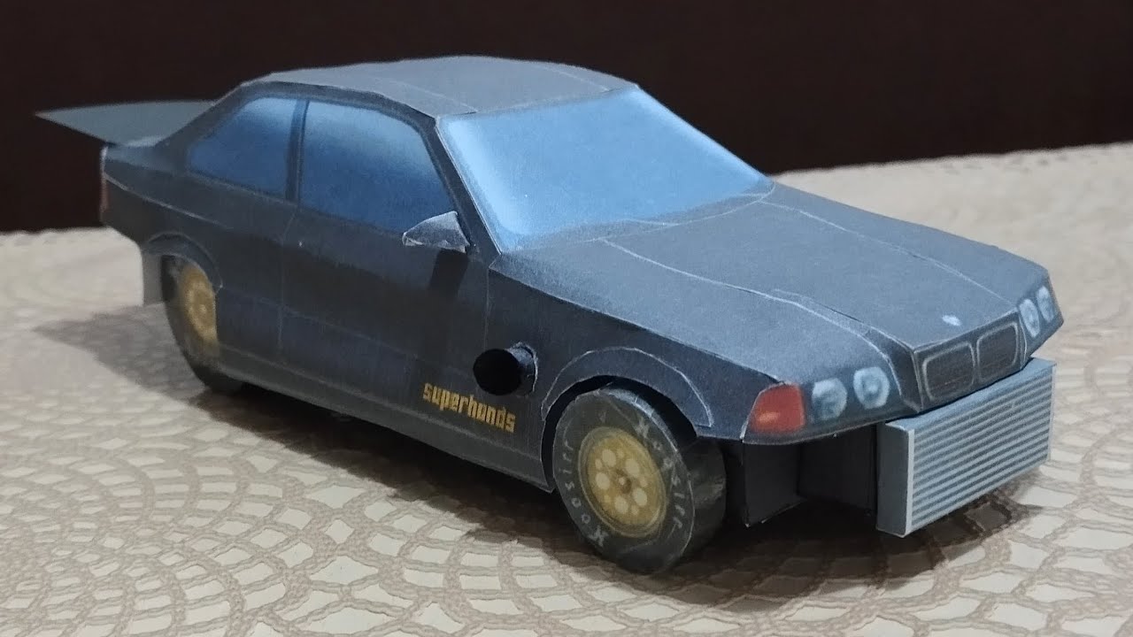 Making a BMW M3 E36 Drag car out of paper. @FeridMemmedli-09.02 - YouTube