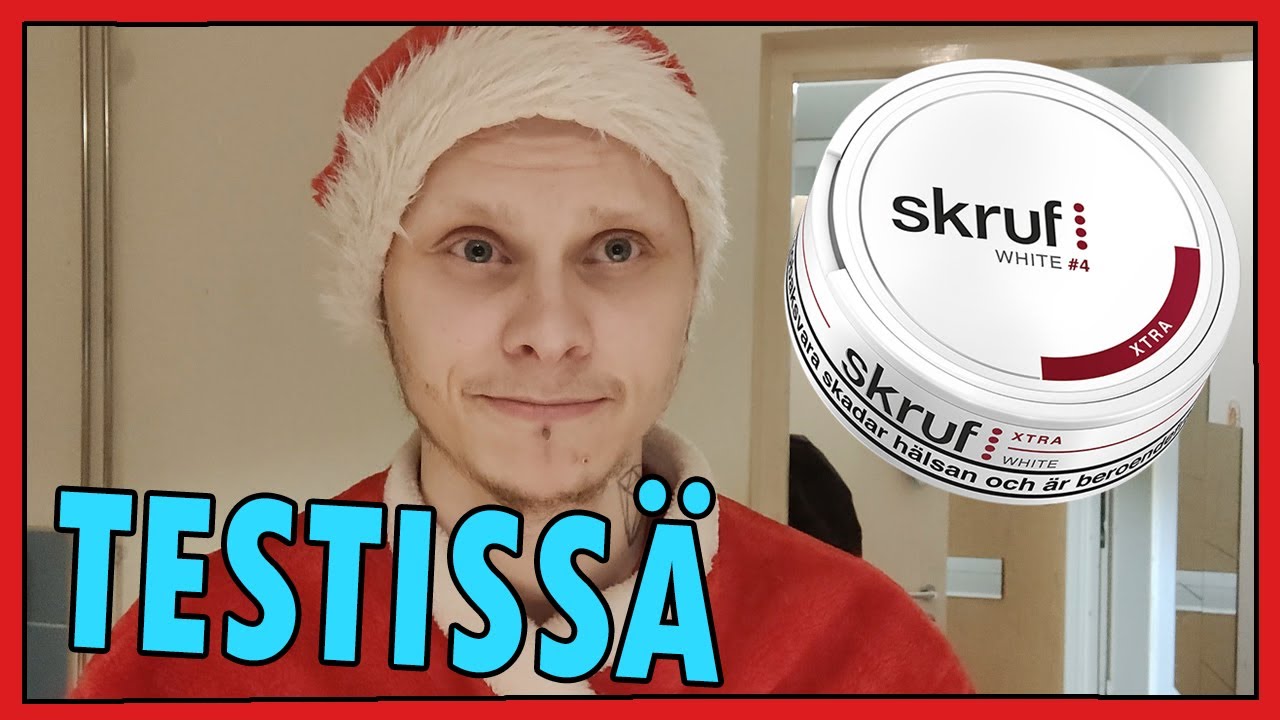TESTISSÄ: Skruf Extra Stark White Nuuska - YouTube