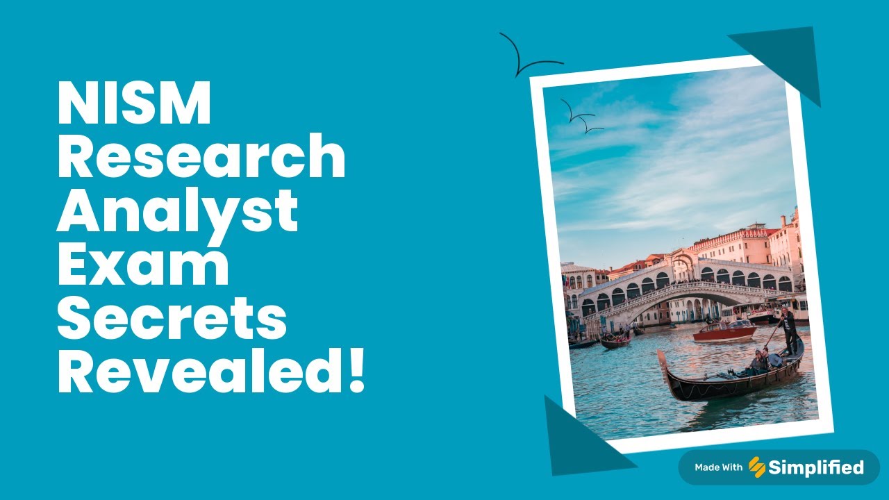 How Did I Pass NISM Research Analyst Exam - YouTube