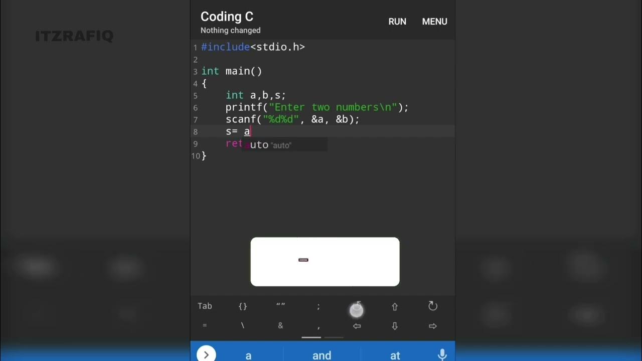 C Programming Mobile Ot Kenekoi Koribo Itzrafiq Assamese Youtube