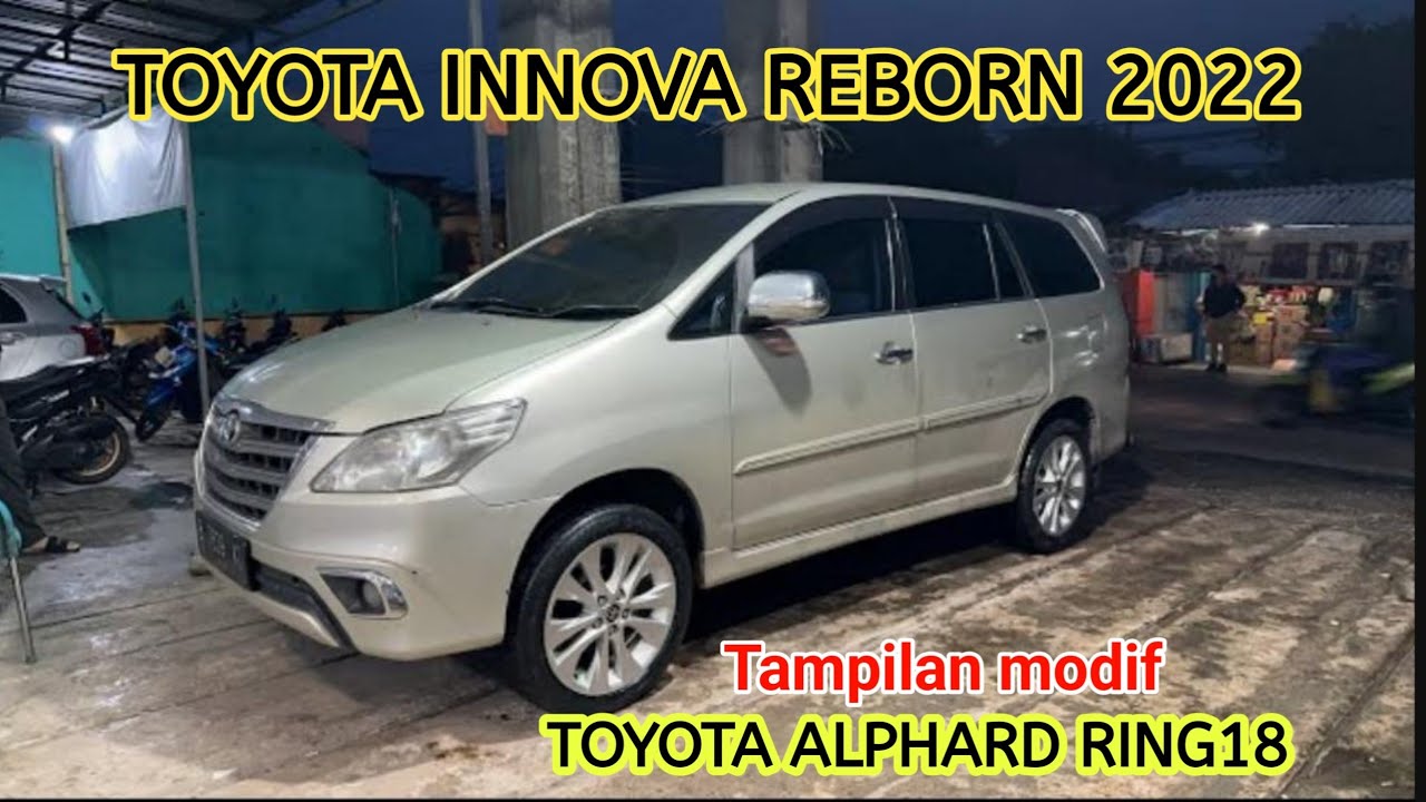 LIVE Toyota Innova V Luxury 2015 Modif Toyota Alphard @PMB Wheels - YouTube