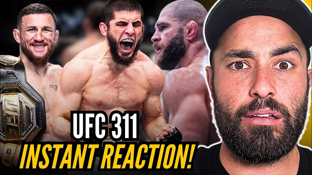 UFC 311 REACTION: Islam Makhachev SUBMITS Renato Moicano, Merab ...