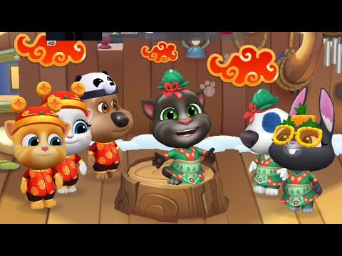 TreeHouse in My Talking Tom Friends Lunar New Year update Gameplay ...
