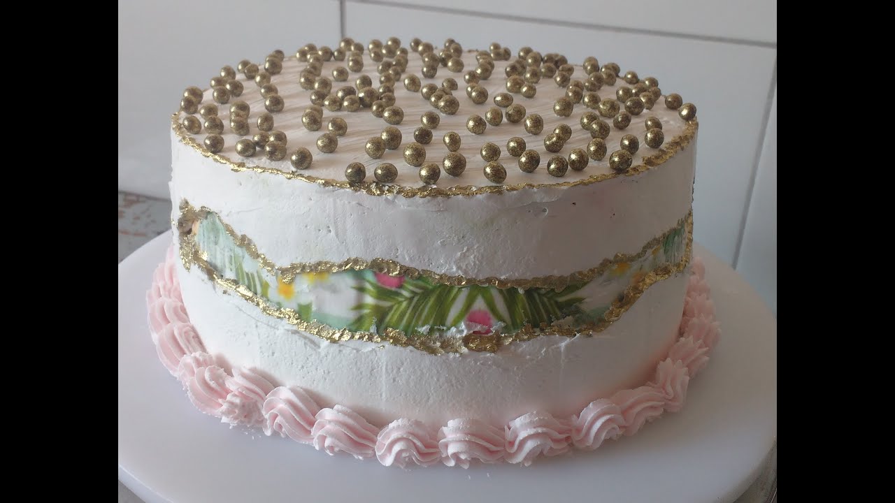 BOLO LINHA FALSA (FAULT LINE CAKE TUTORIAL) - YouTube