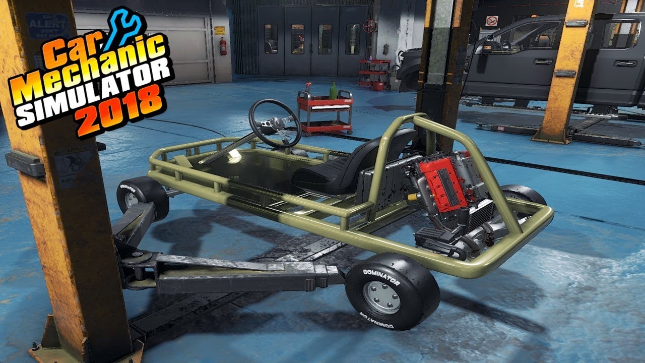Car Mechanic Simulator 2018 - SUPERCHARGED V8 GO KART - YouTube