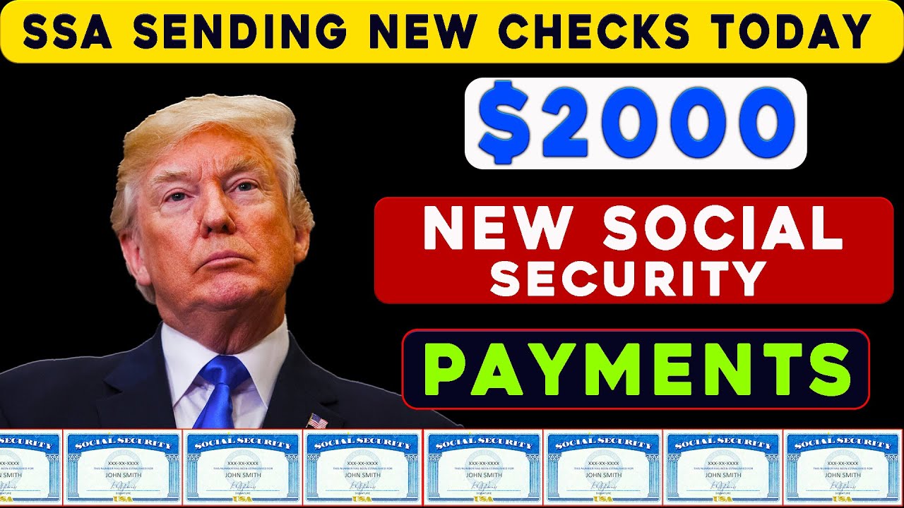 $2,000 SOCIAL SECURITY CHECKS TODAY! 5 NEW CHANGES 2025! SSA SSI SSDI ...