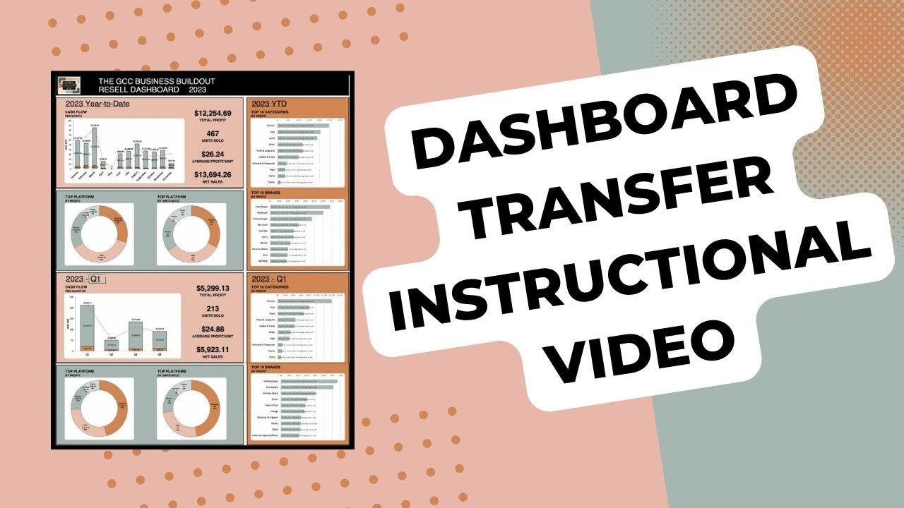 DASHBOARD TRANSFER INSTRUCTIONS VIDEO - YouTube