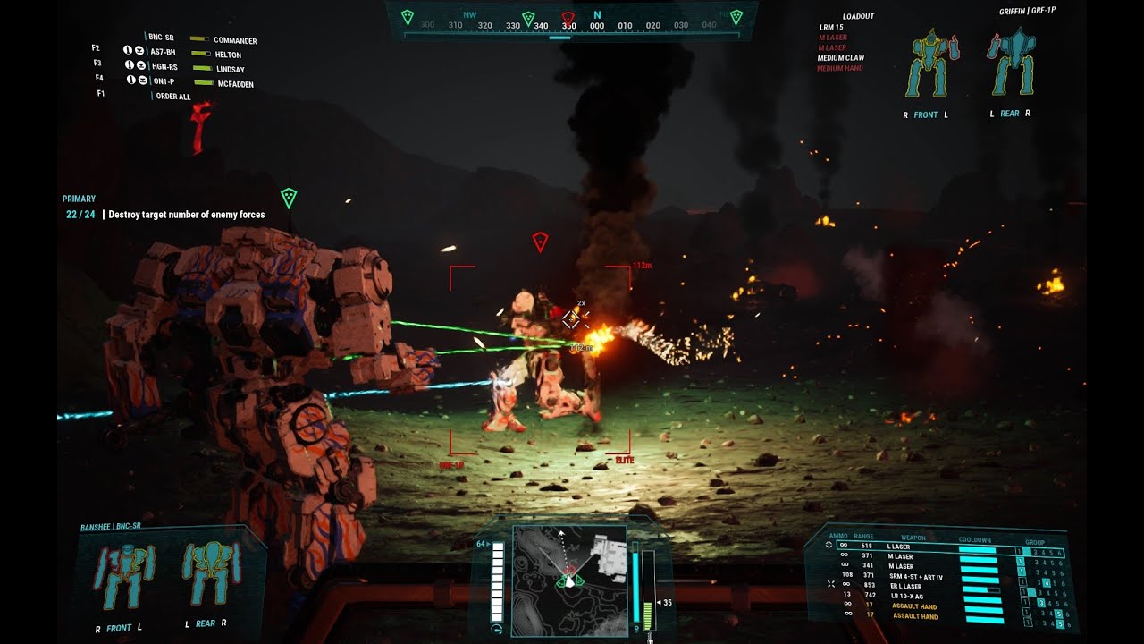 Mechwarrior 5 Mercenaries | Rise Of The Black Dragon II | Gameplay ...