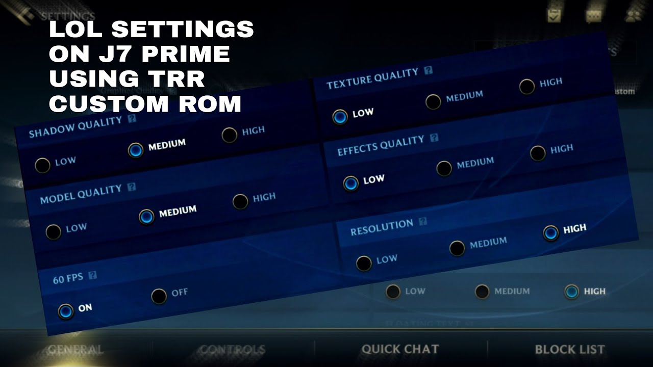 LEAGUE OF LEGENDS VIA TRR ONEUI ROM | SAMSUNG J7 PRIME | LC TUTORIALS ...