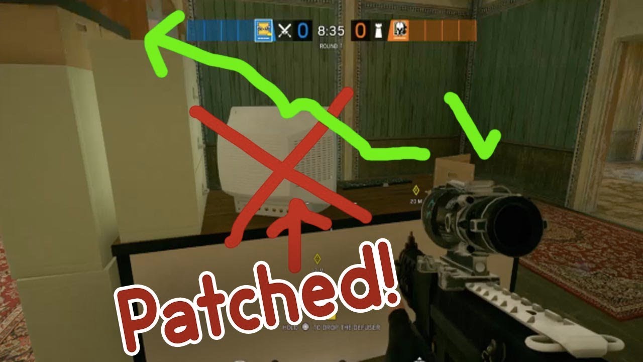 How to easily get on shelf spot on border *UPDATED SOON*! R6 Tricks ...