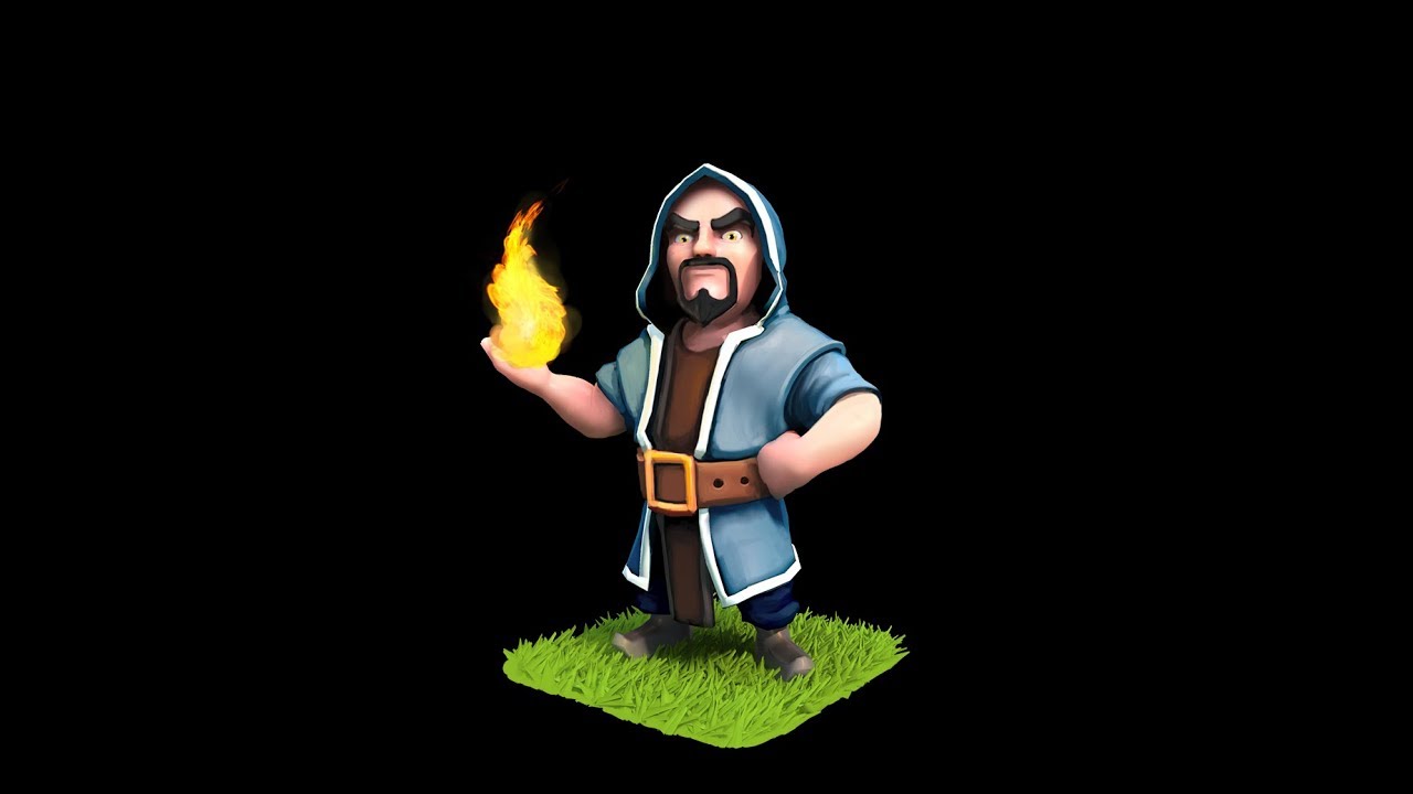Clash of clans - Wizard Hair - Hype man (Animation) - YouTube