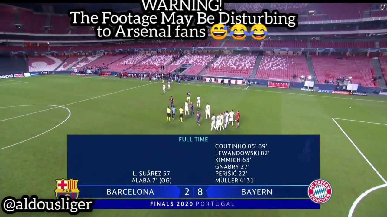 Bayern vs Barcelona (8-2) - YouTube