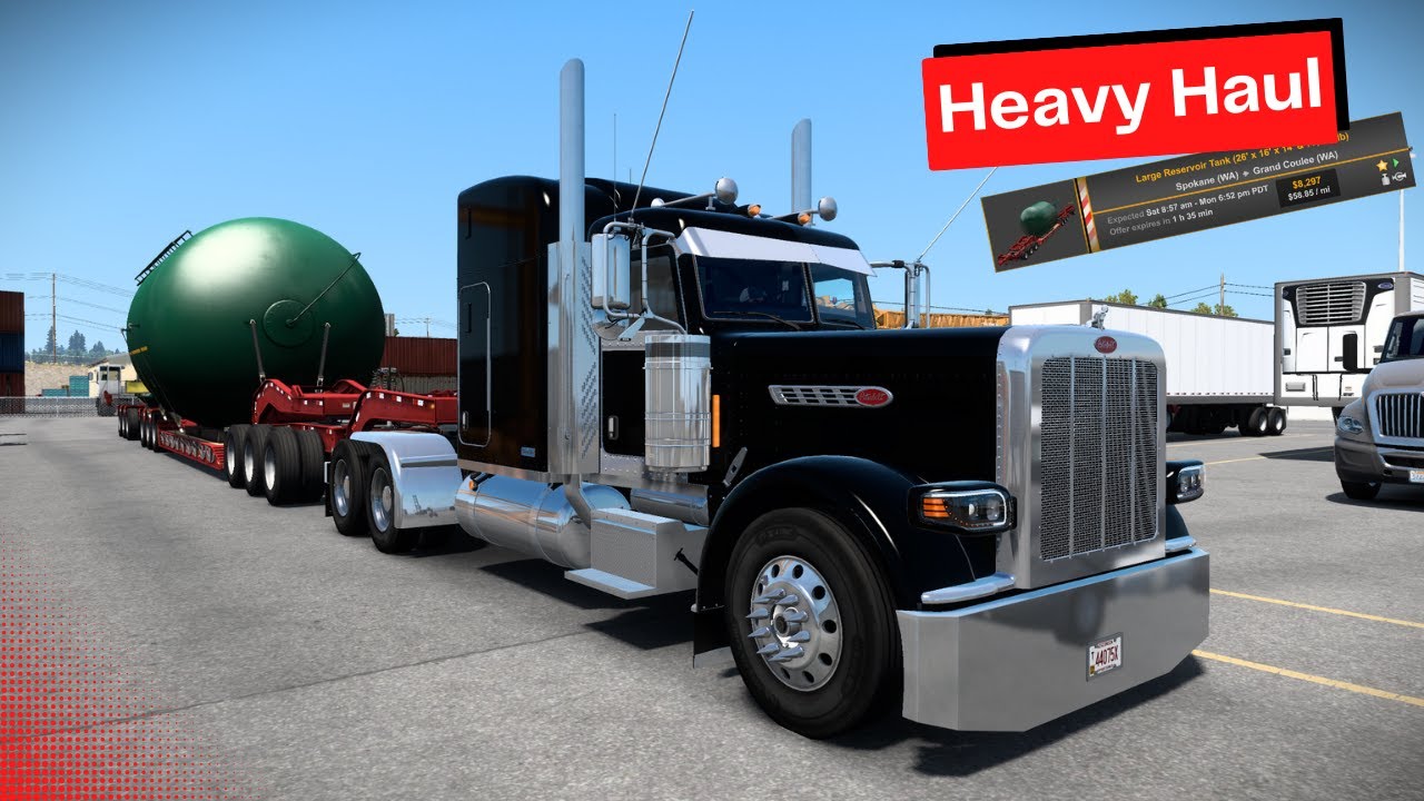 Another day heavy haulin' in Washington - Custom Peterbilt 389 | Point ...