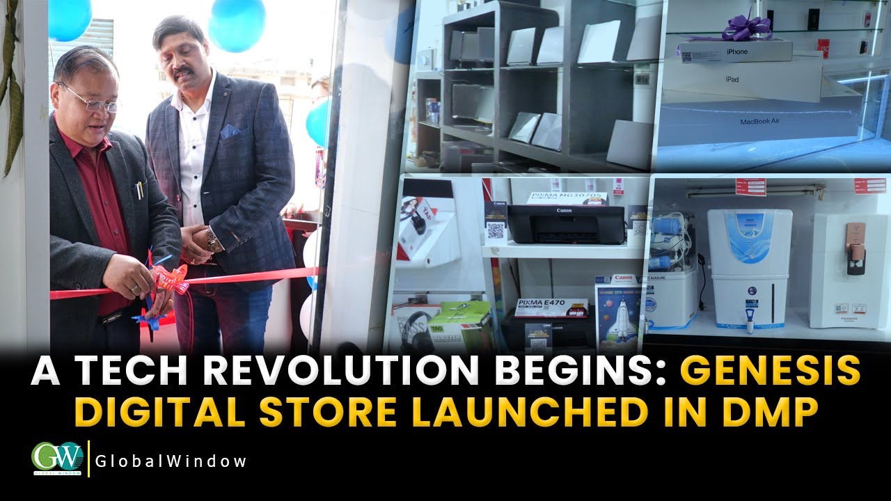 A TECH REVOLUTION BEGINS: GENESIS DIGITAL STORE LAUNCHED IN DMP - YouTube