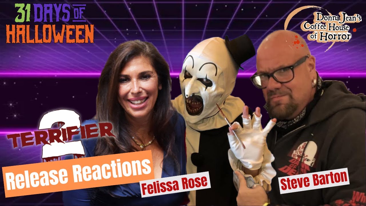 Felissa Rose & Steve Barton chat about Terrifier 2 Premier | Coffee ...