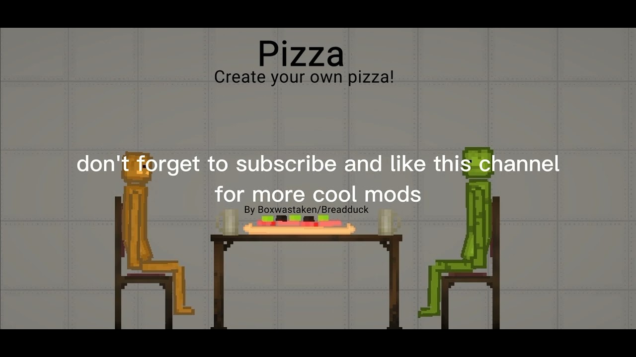 Melon Playground pizza mod pack(make your own pizza features) - YouTube