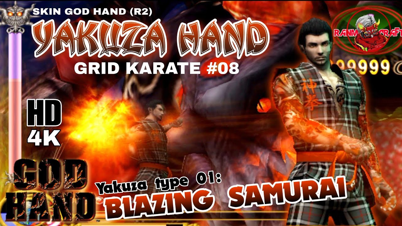 Skin God Hand R2 Terbaru 2024 Yakuza Blazing Samurai Hand Aethersx2 ps2 ...