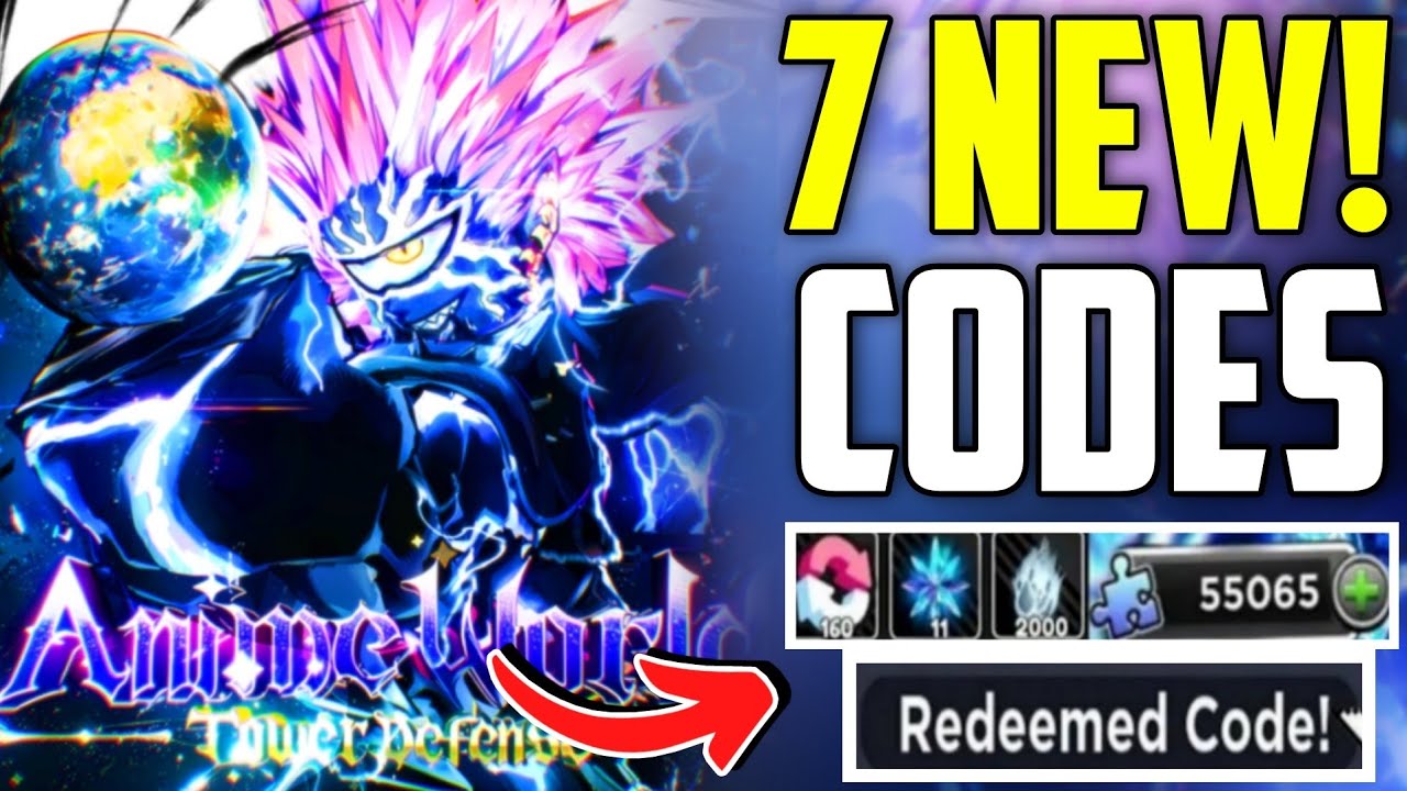 ⚠️NEW UPDATE⚠️ANIME WORLD TOWER DEFENSE ROBLOX CODES 2024 - ANIME WORLD ...
