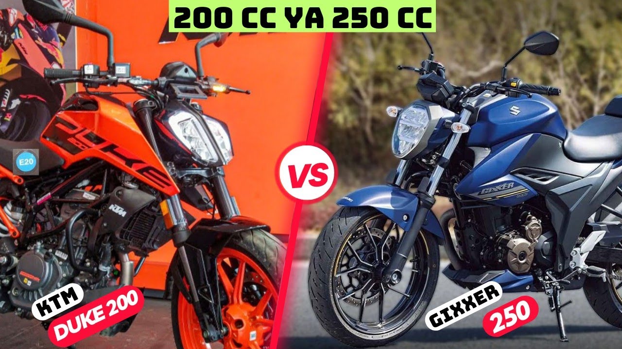 2023 KTM Duke 200 VS Suzuki Gixxer 250 Detailed Comparison|| - YouTube