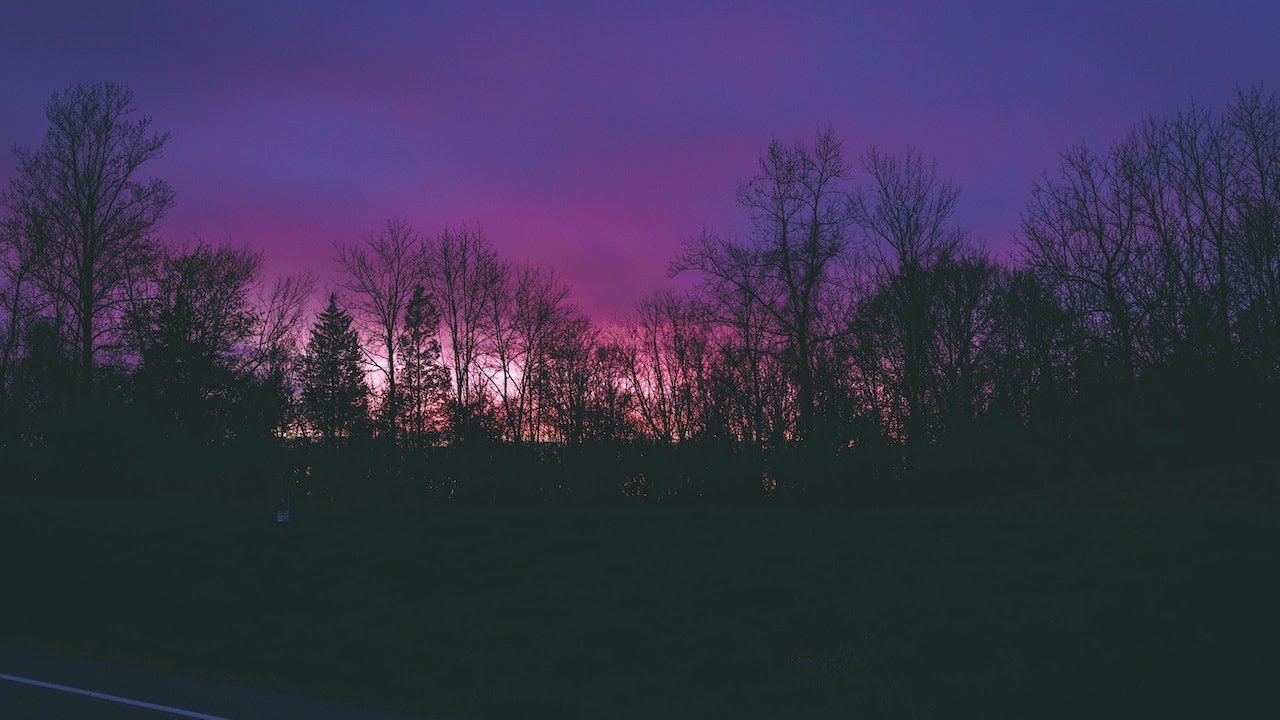 ~Purple Dusk~\Soft Lo-fi Sound \Relaxing AmbientvMusic \give yourself ...