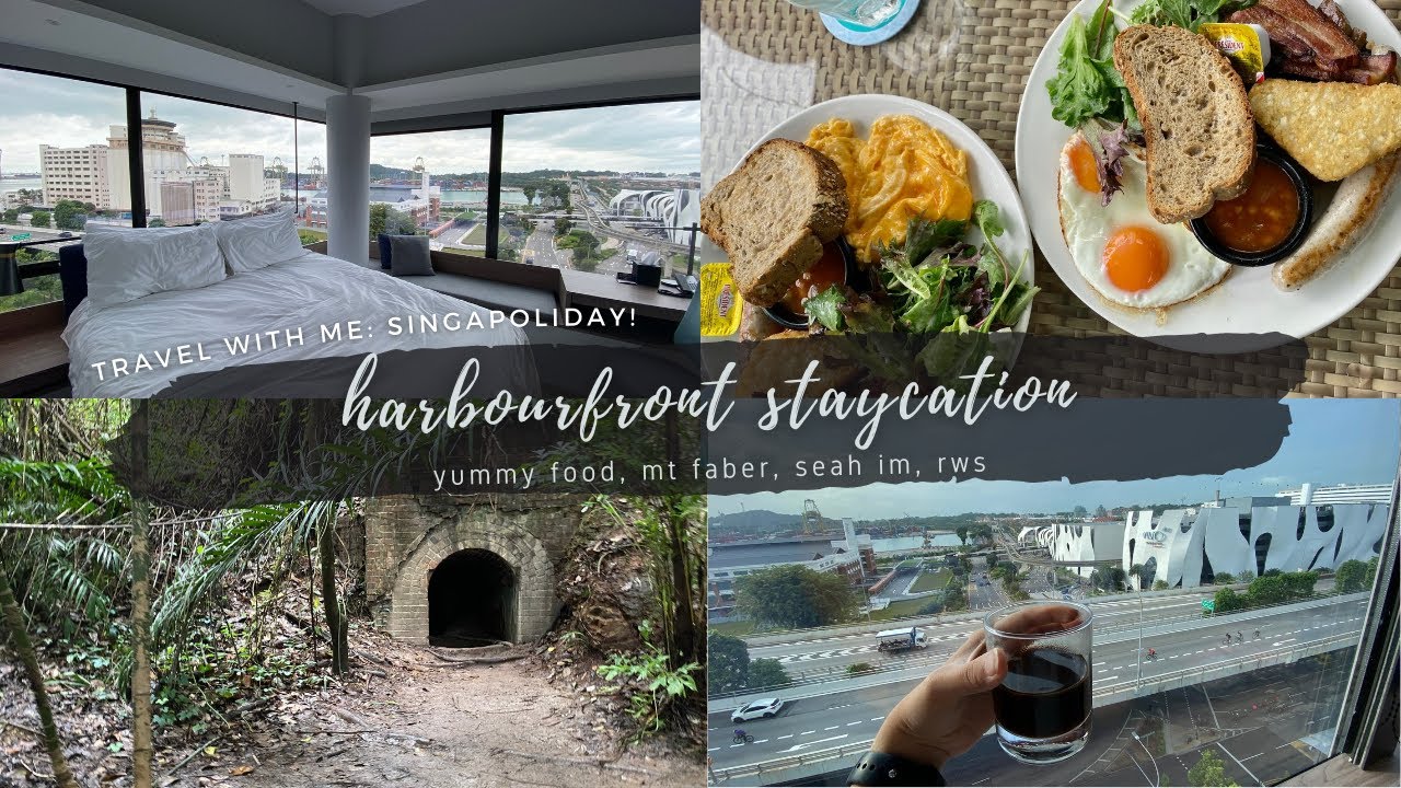 singapore staycation at travelodge harbourfront hotel! yummy food, mt ...