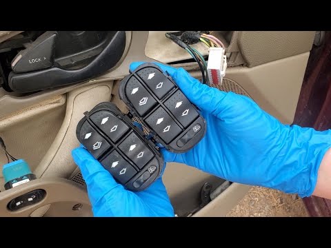 How to replace a power window switch driver side on a Ford Focus fits ...