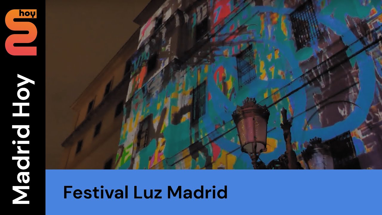 Sumérgete en la atmósfera mágica del Festival Luz Madrid - YouTube