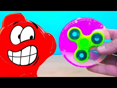 [ARCHIVED] Fidget Spinner SOAP and Giant Gummy Jelly Bear - YouTube