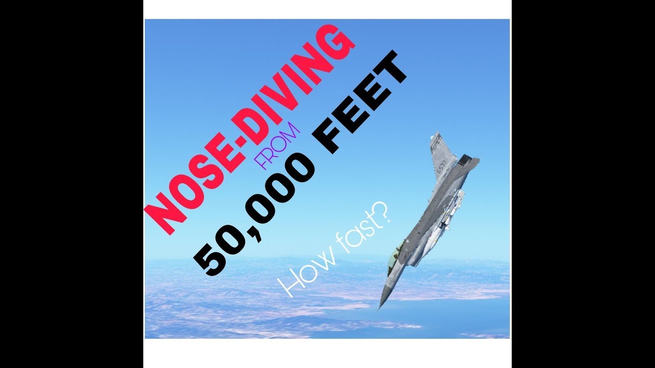 NOSE-DIVING FROM 50K FEET • How Fast?|Infinite Flight|PadoeA - YouTube