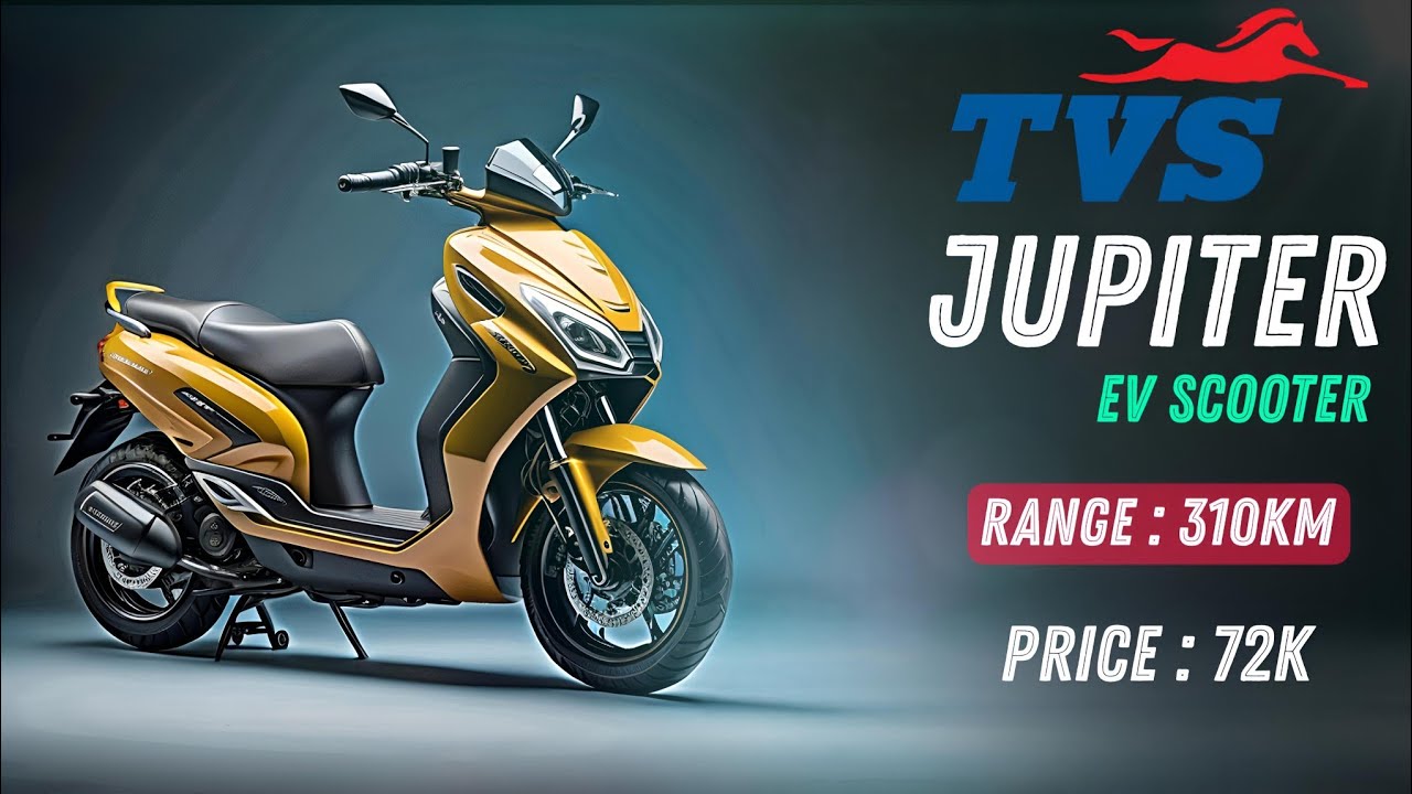 TVS JUPITER Ev Scooter 2024 • Range 340KM | Best Electric scooter | Price and Launch Date - YouTube