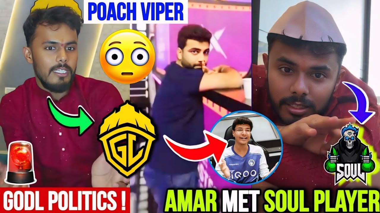Amar Met SouL🧍‍♂️ In GodL Bootcamp🚀💛Aurum Poaching Viper😜Amar On Politics In GodL🚨 - YouTube