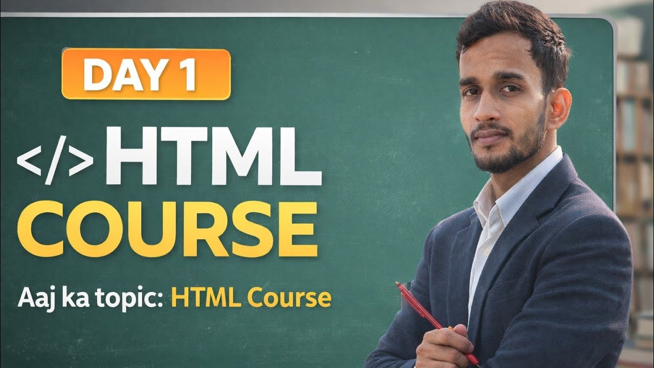 Introduction to HTML | HTML क्या है? | Learn HTML for Beginners in Hindi & English - YouTube