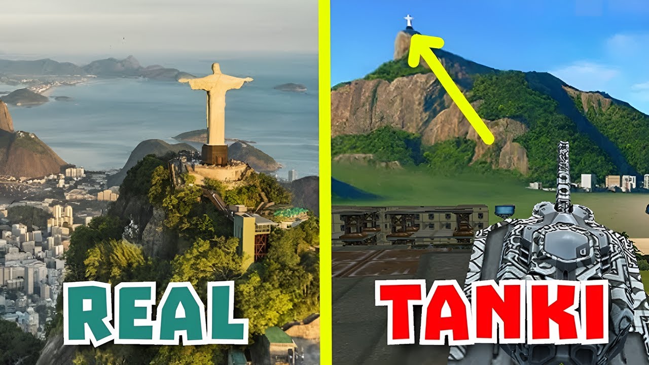 Tanki Online Maps in REAL LIFE! - YouTube