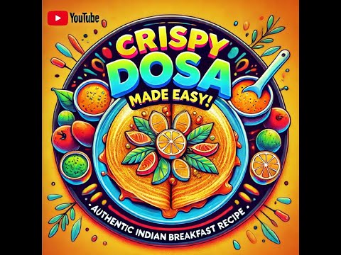 Crispy Dosa Made Easy! 🤩 | Authentic Indian Breakfast Recipe 🥞 | #ai