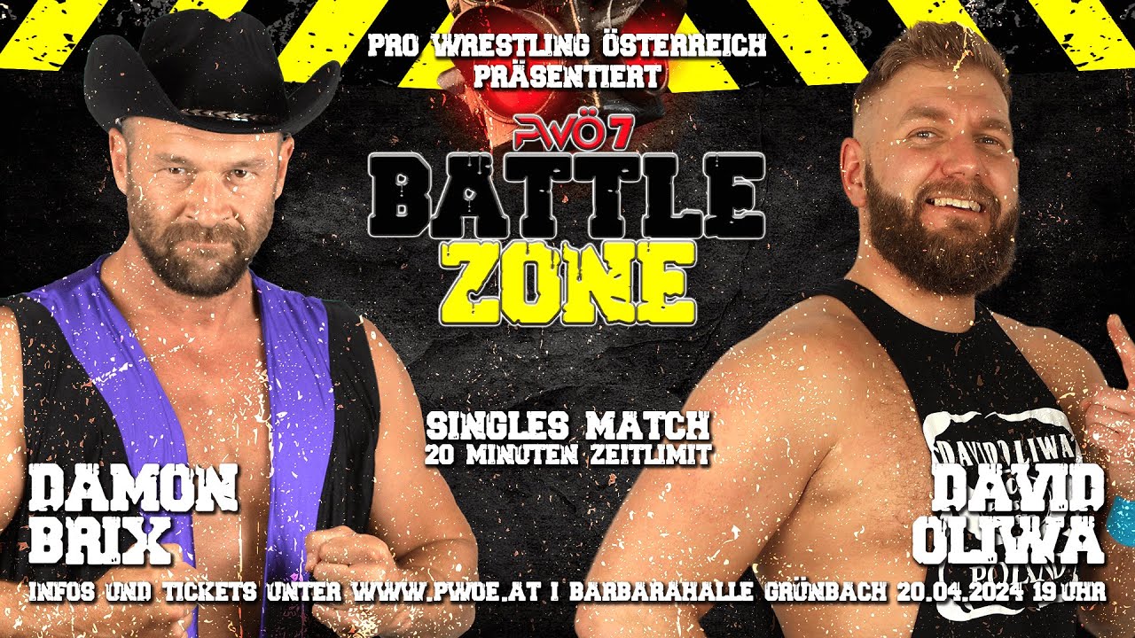Damon Brix vs. David Oliwa | PWÖ Chapter 7: Battle Zone 20.04.2024 ...