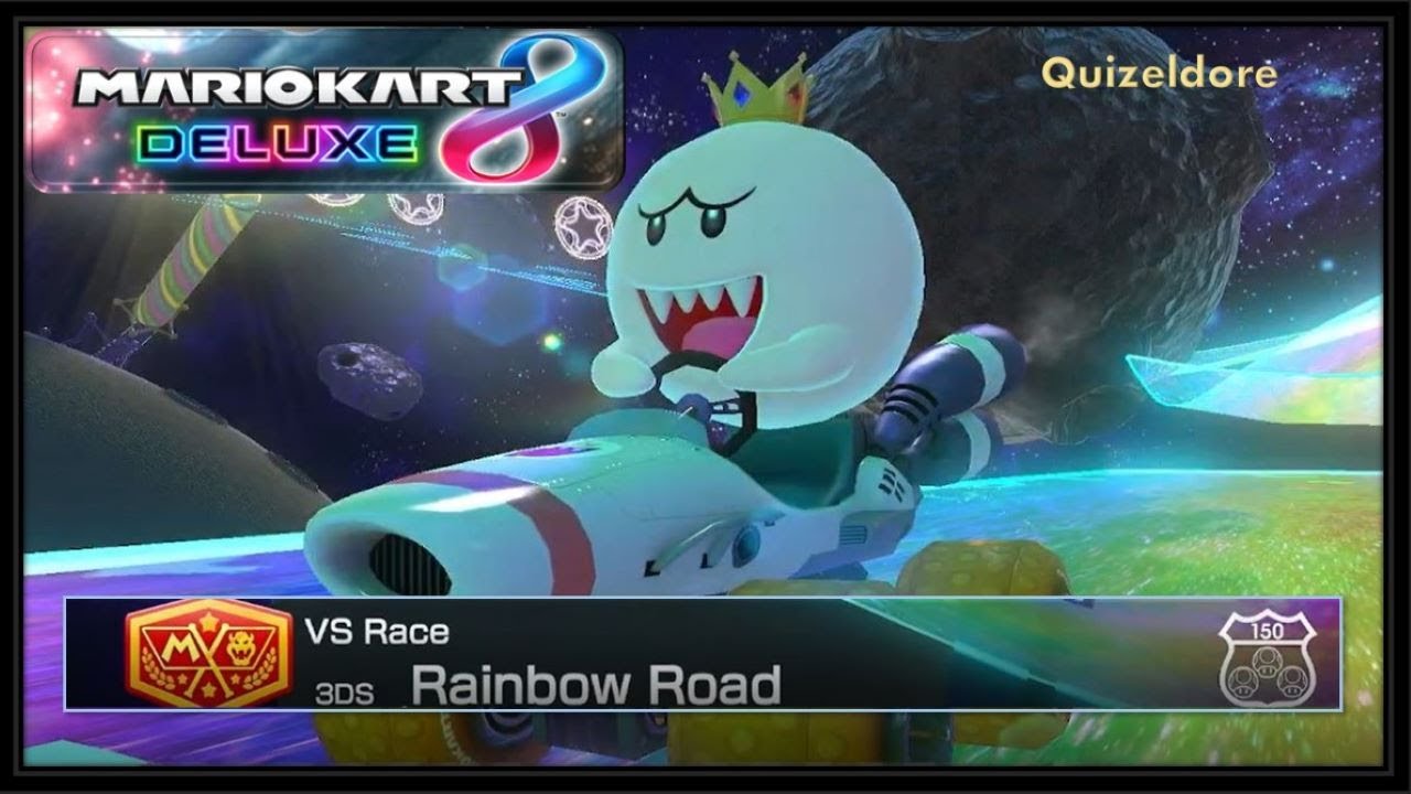 3DS Rainbow Road | King Boo | Mario Kart 8 Deluxe DLC Wave 3: Moon Cup ...