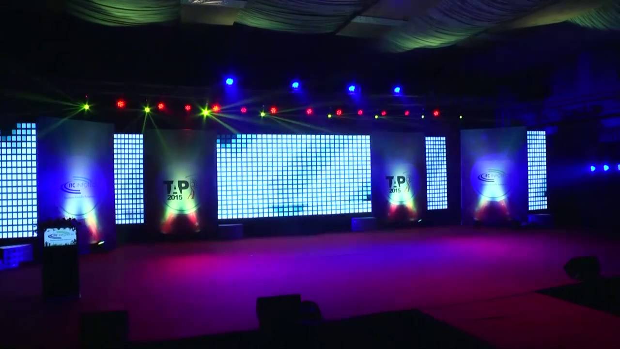 Mapping, LED wall -ITC Infotech Annual Day 2015 - YouTube