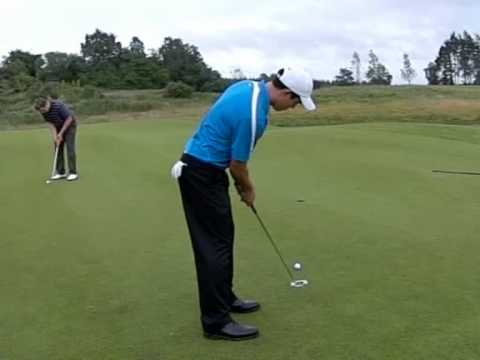 JAMES BYRNE 5TH HOLE PUTTER INCHMARLO GOLF CLUB SCOTLAND.wmv - YouTube