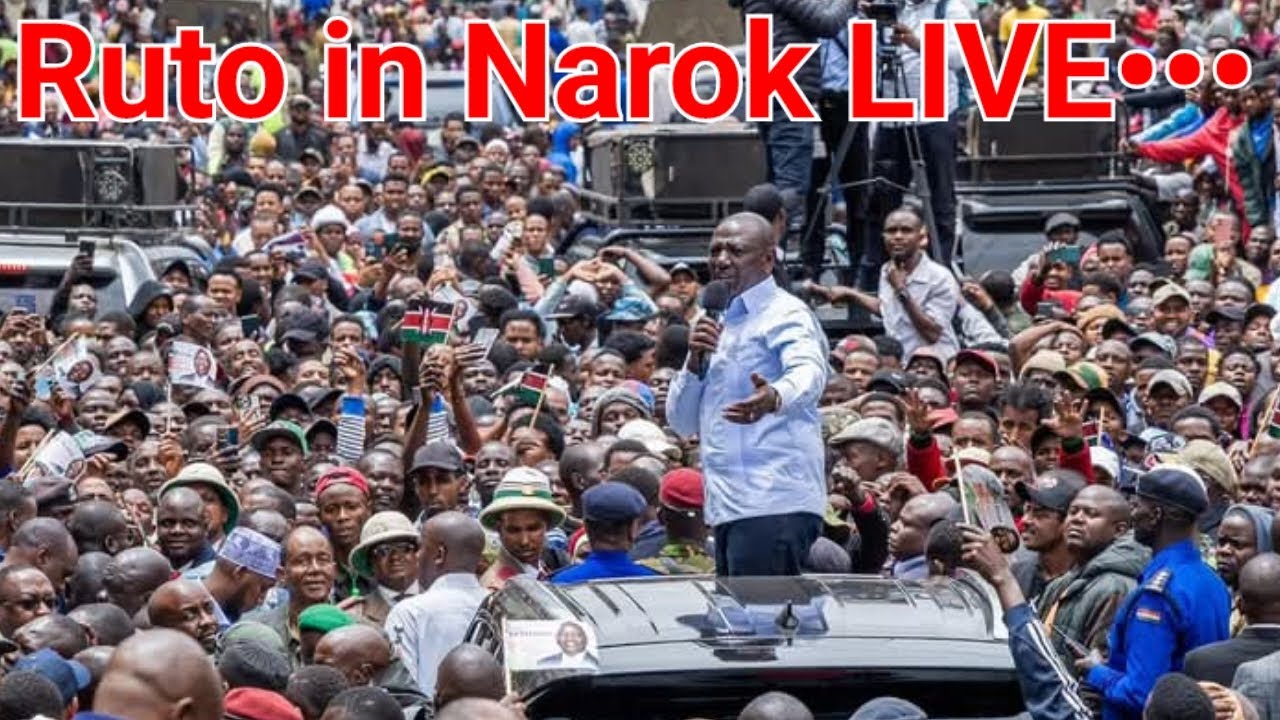 🔴LIVE: RUTO now at Narok West addressing hundreds of thousands - YouTube