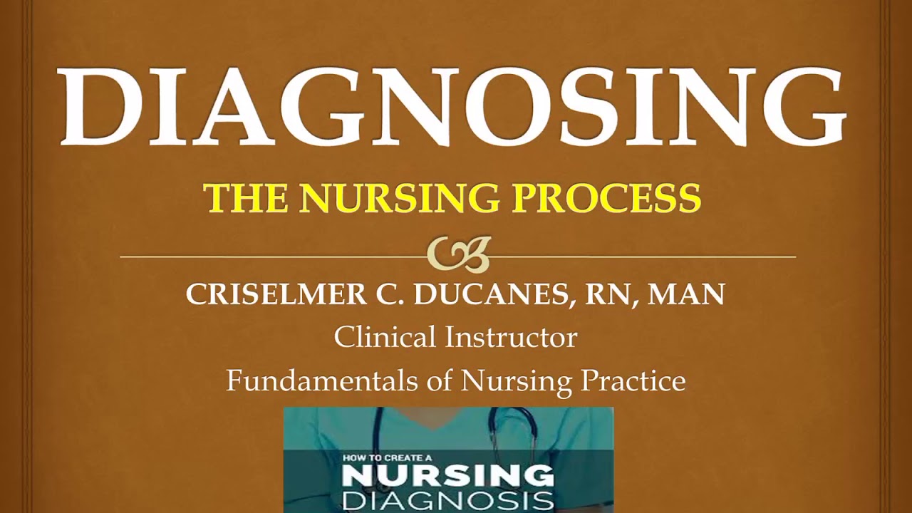 FUNDA LECTURE: Diagnosing Phase of Nursing Process - YouTube