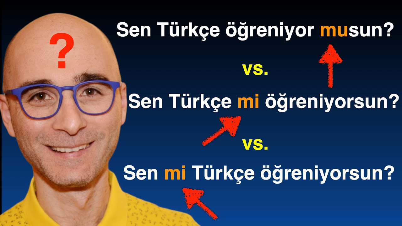 Turkish Grammar : YES /NO QUESTIONS - YouTube