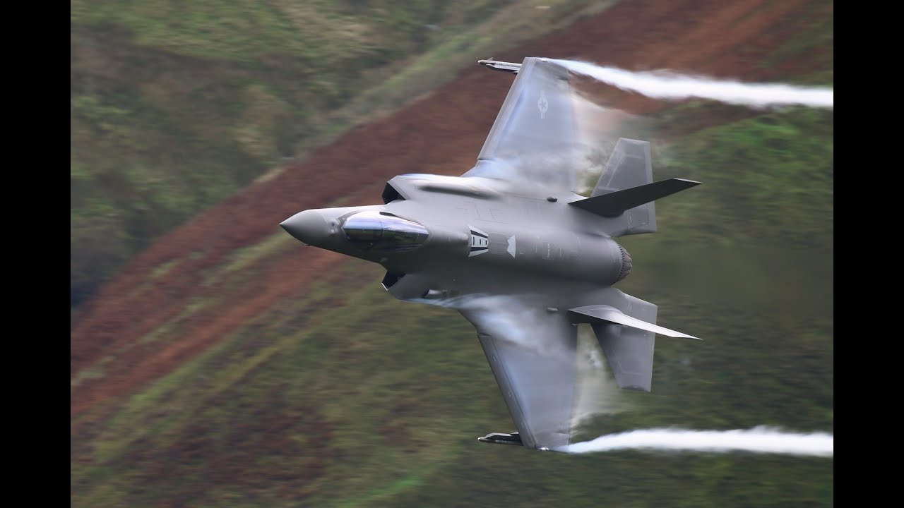 USAF F35 - 'DRAG' Flights 2nd lap of the MACH LOOP -10/06/24 - YouTube