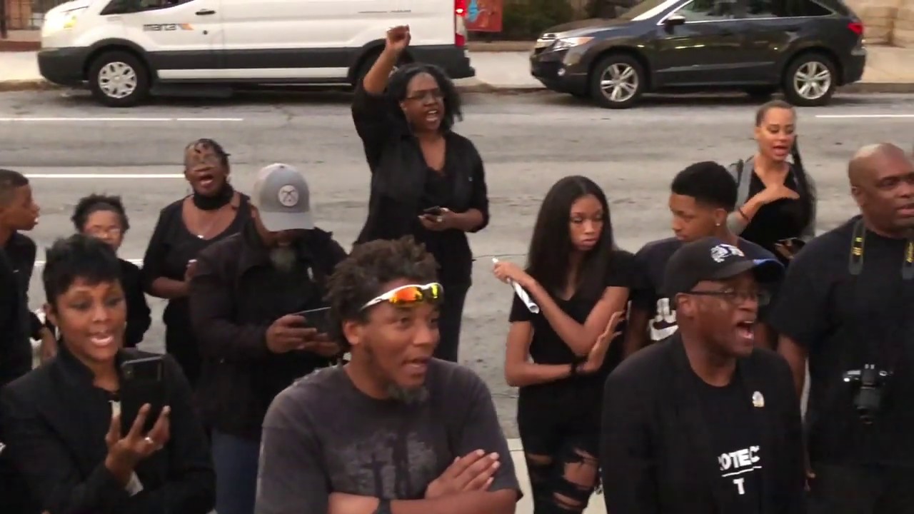 National Day of Outrage Protest at Georgia State Capital - YouTube