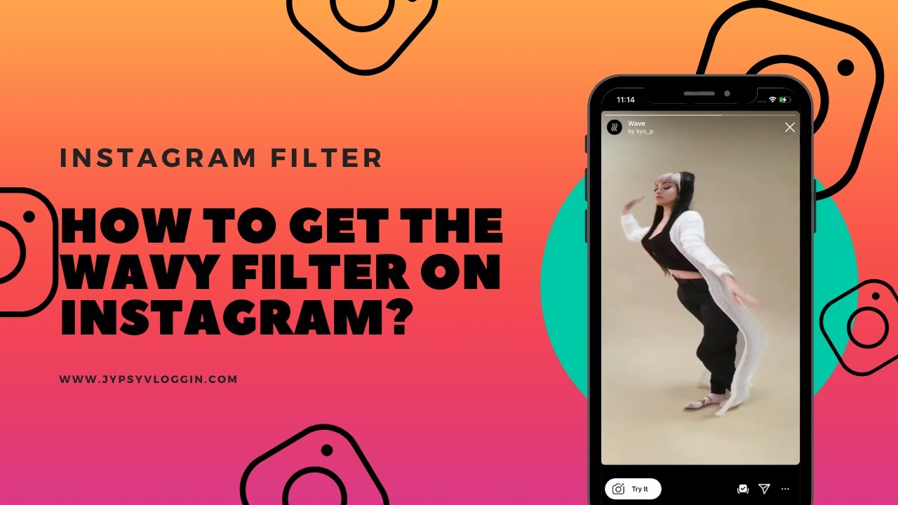 How to get the wavy filter on Instagram - YouTube
