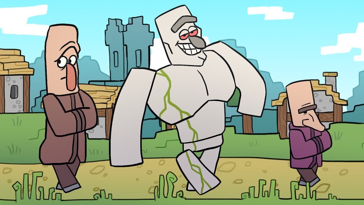 Dr Livesey walking Meme but it's Minecraft Golem - YouTube