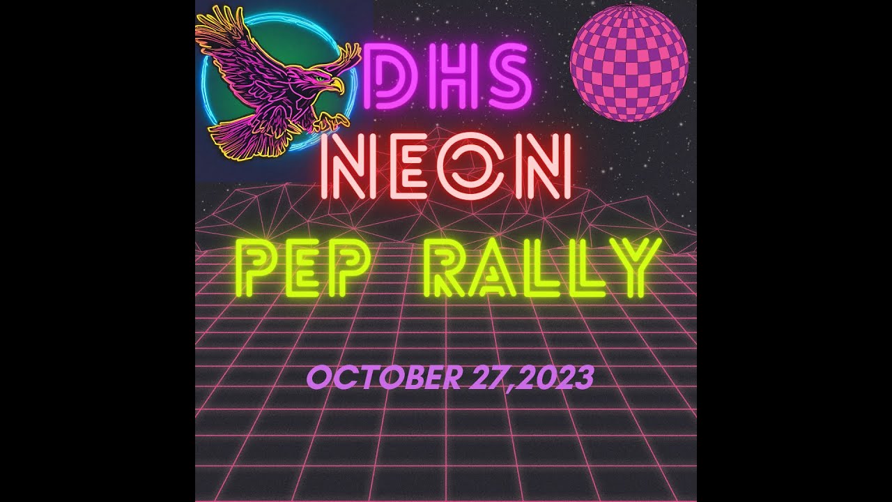 Douglas High School's Neon Pep Rally 10/27/23 - YouTube