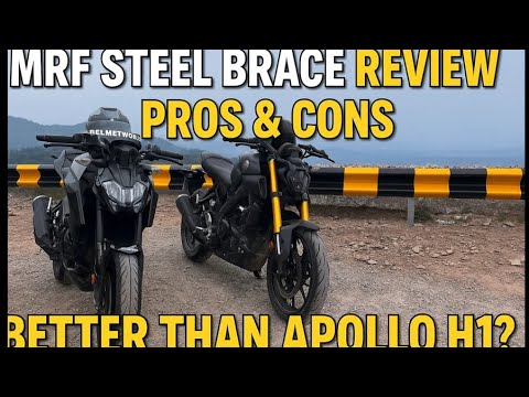MRF Steel Brace Review Pros & Cons” better than Apollo H1 after 4000 km ...