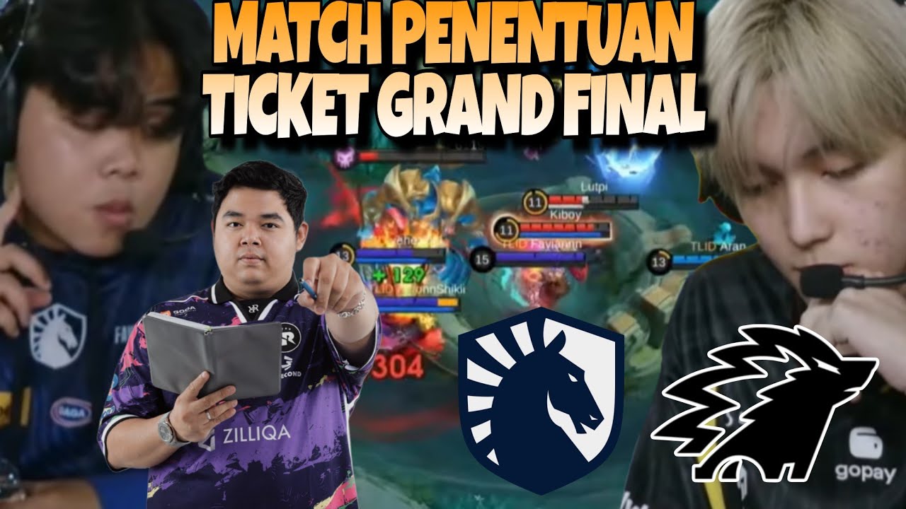 MATCH PENENTUAN UNTUK MASUK GRAND FINAL !! LIQUID VS ONIC MATCH 5 ...
